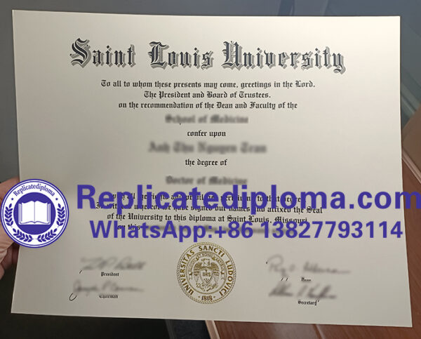 Is it possible to buy Saint Louis University diploma online ...