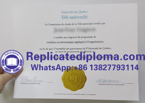 Where can I buy a Université TÉLUQ diploma? - replicatediploma.com
