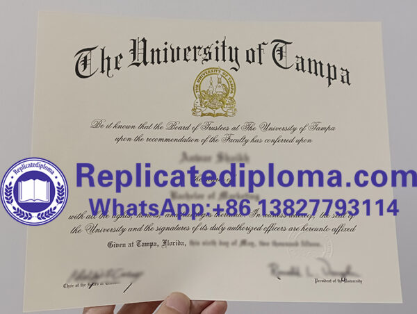How can I buy a high-quality University of Tampa diploma? - replicatediploma.com