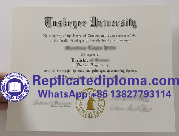 Looking for Tuskegee University diploma HD sample, buy TU degree ...