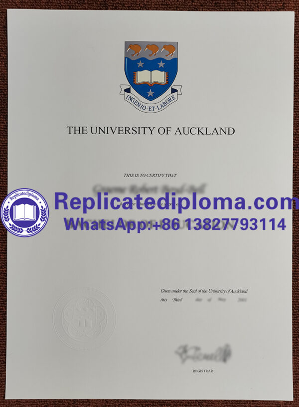 Buy fake University of Auckland diploma, order UoA degree ...
