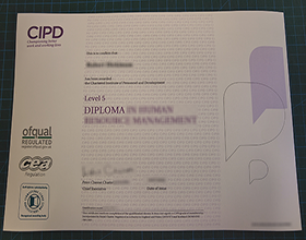 Where can I order a Level 5 CIPD diploma? - replicatediploma.com